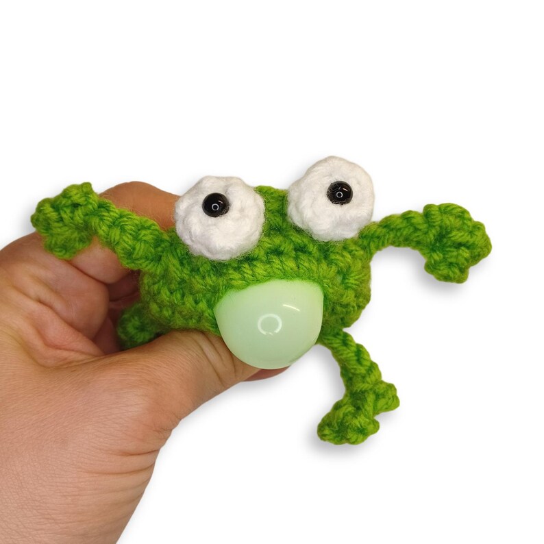 Crochet Burping Frog Pattern: Amigurumi Fidget Toy (PDF Pattern) - Etsy
