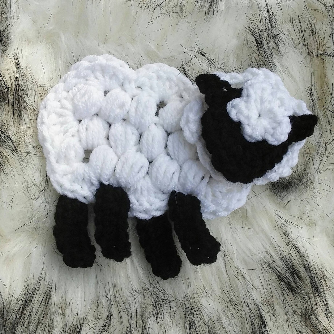 Agnes the Sheep Applique Pdf Pattern, Crochet Sheep Pattern, Lamb ...