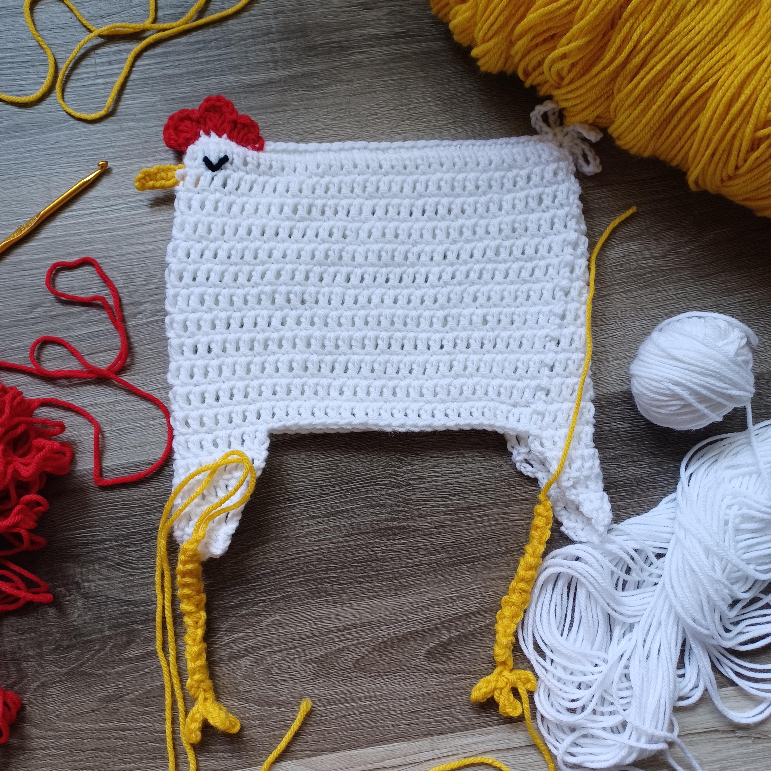 Dixie Chicken Hat Crochet Pattern Adult and Child Size Easy Skill Level ...