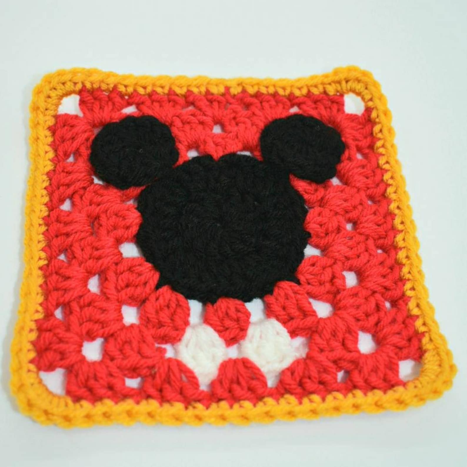 Mouse Ears Granny Square Crochet Pattern, Easy Crochet Pattern, Mouse ...