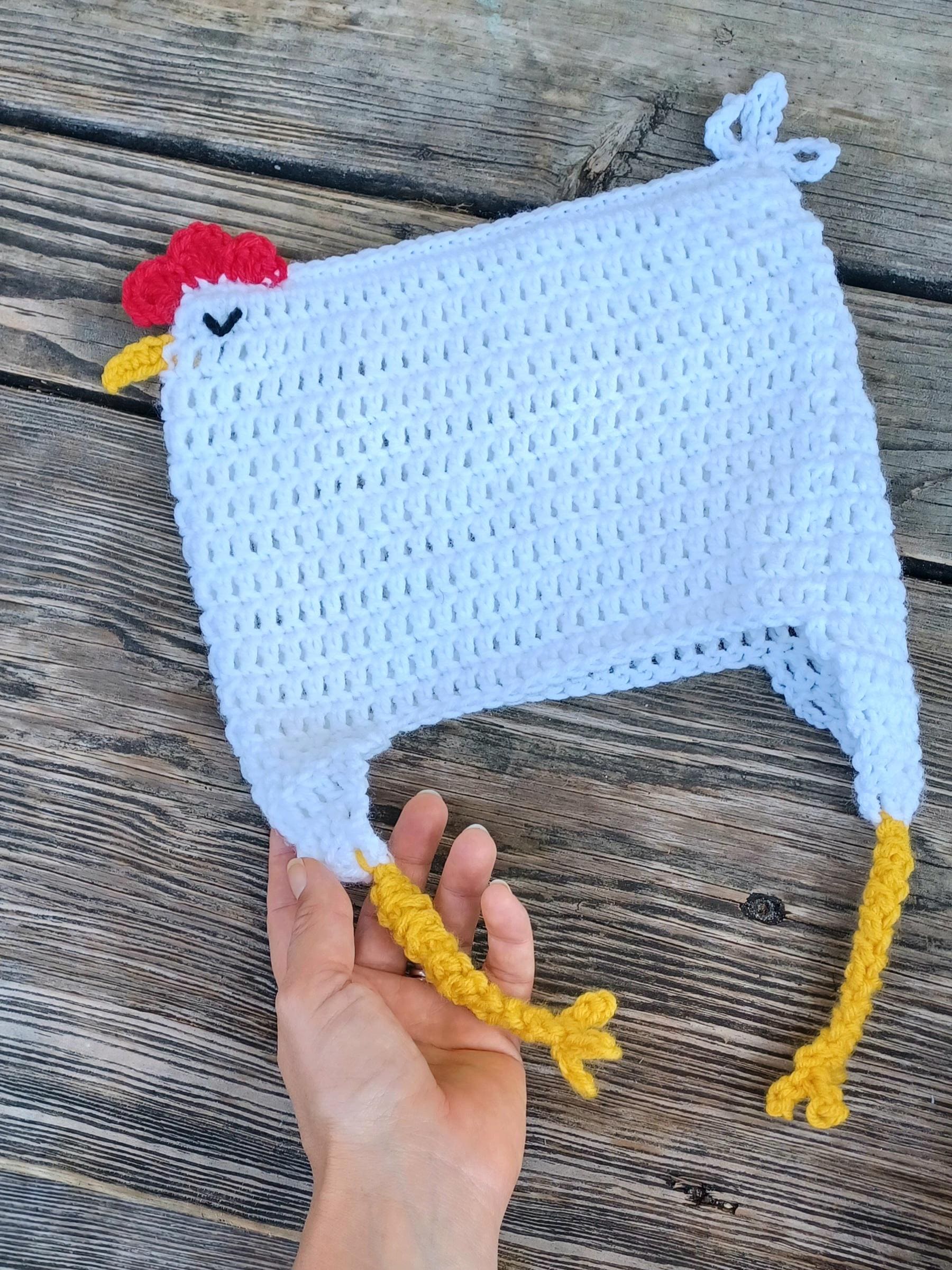 Dixie Chicken Hat Crochet Pattern Adult and Child Size Easy Skill Level ...