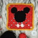 Mouse Ears Granny Square Crochet Pattern, Easy Crochet Pattern, Mouse ...