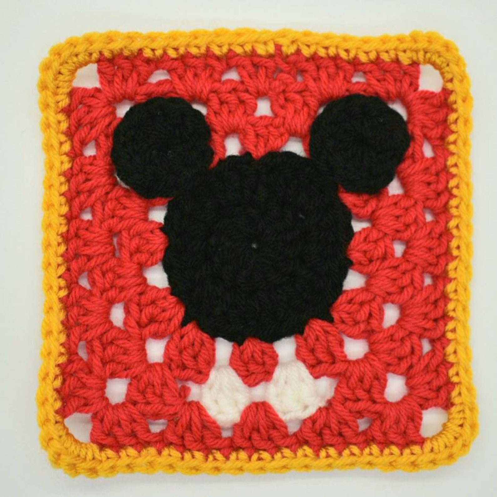 Mouse Ears Granny Square Crochet Pattern, Easy Crochet Pattern, Mouse ...