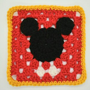 Mouse Ears Granny Square Crochet Pattern, Easy Crochet Pattern, Mouse ...