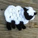 Agnes the Sheep Applique Pdf Pattern, Crochet Sheep Pattern, Lamb ...