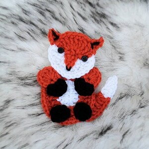 Vulpes Fox Applique, Easy Crochet Pattern for Beginner, Crochet ...