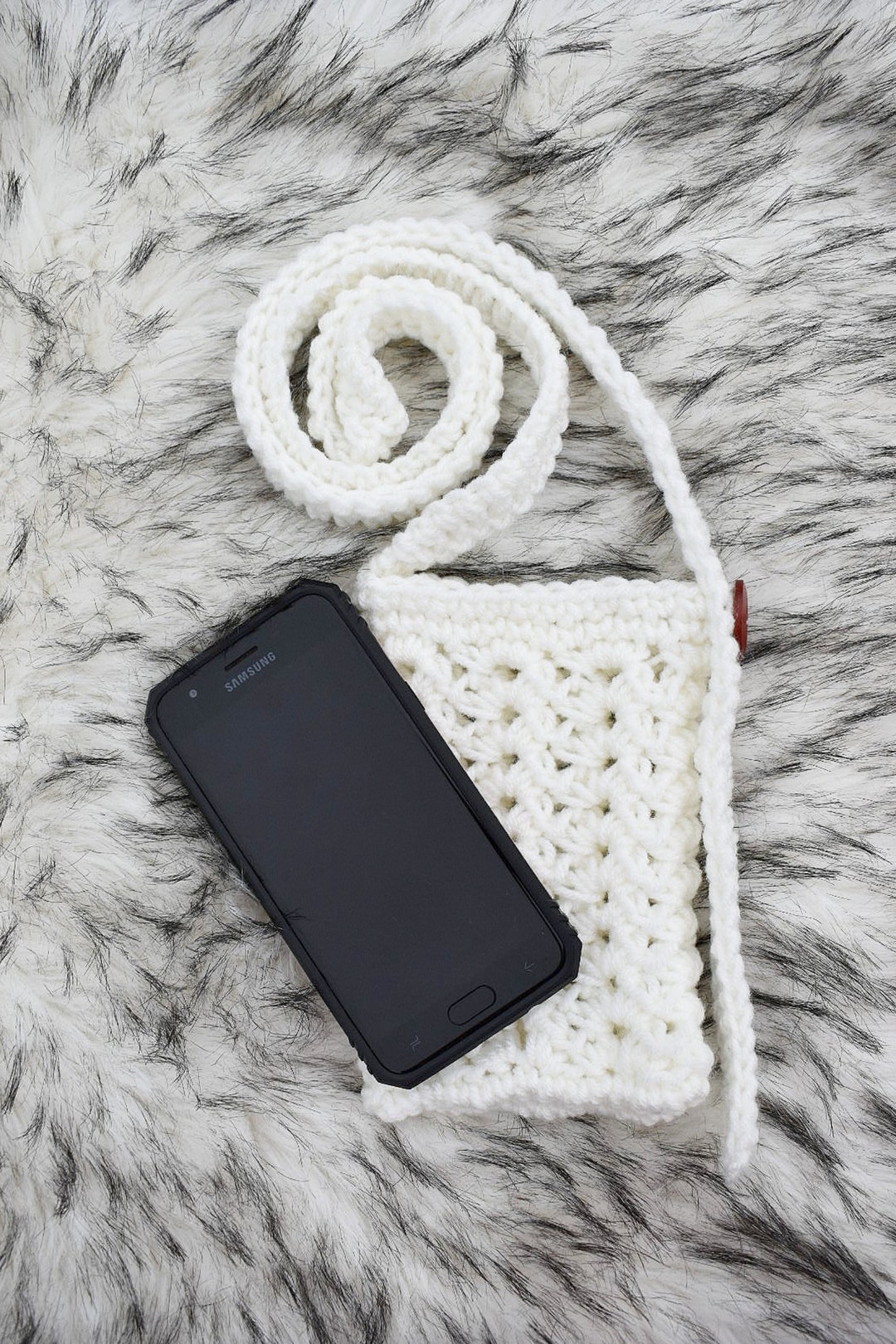Crochet Phone Bag Pattern - Easy Crochet Pattern - Minimalist Phone ...