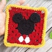Mouse Ears Granny Square Crochet Pattern, Easy Crochet Pattern, Mouse ...