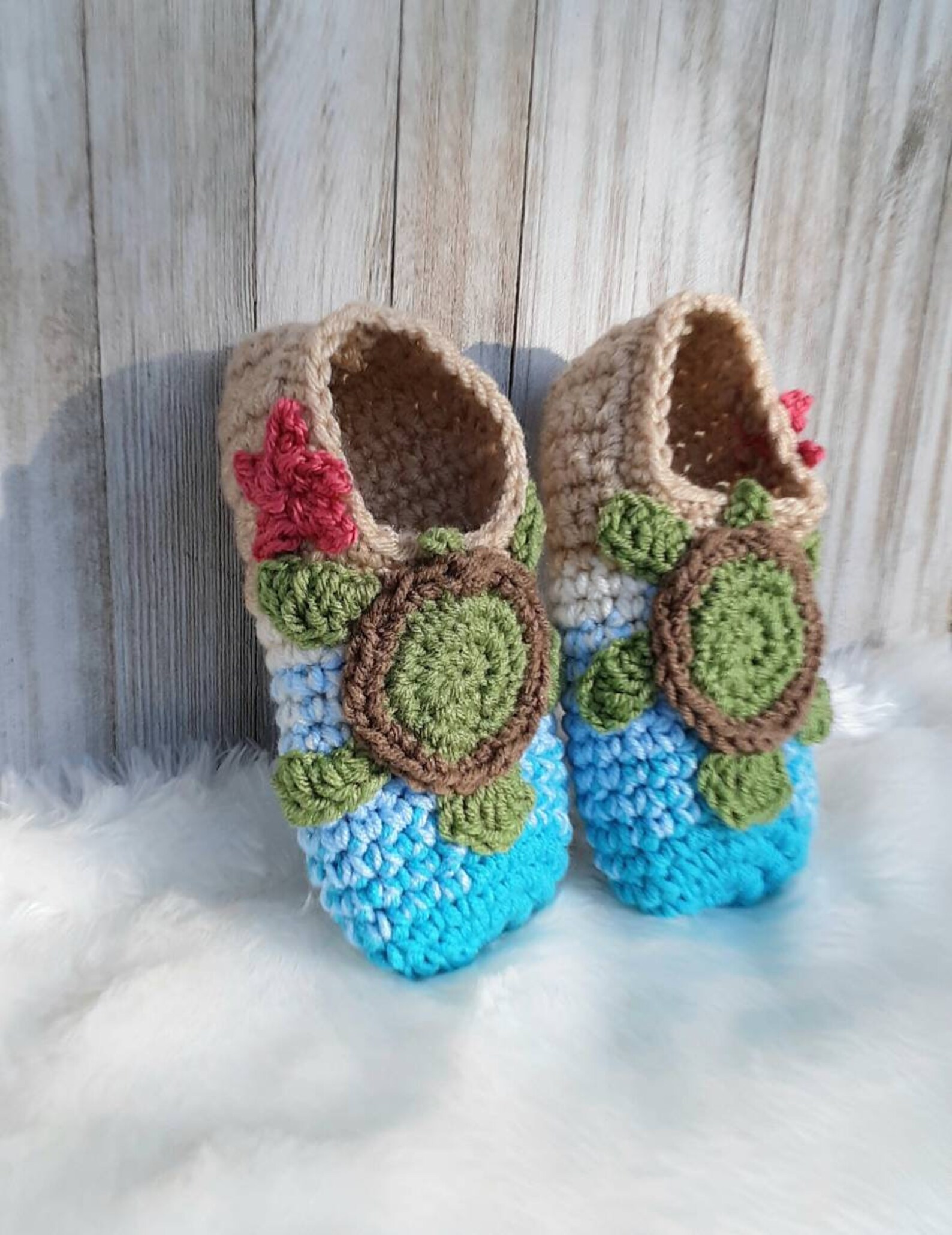 Sea Turtle Slippers Crochet Slipper Pattern for Women Sizes - Etsy