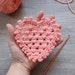 Picot Heart Coaster Digital Crochet Pattern, Instant Download Crochet ...