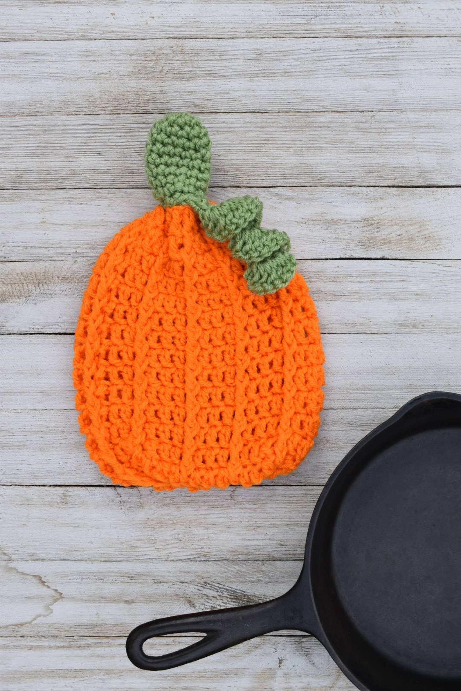 Pumpkin Hot Pad Crochet Pattern Instant Download Digital Easy - Etsy