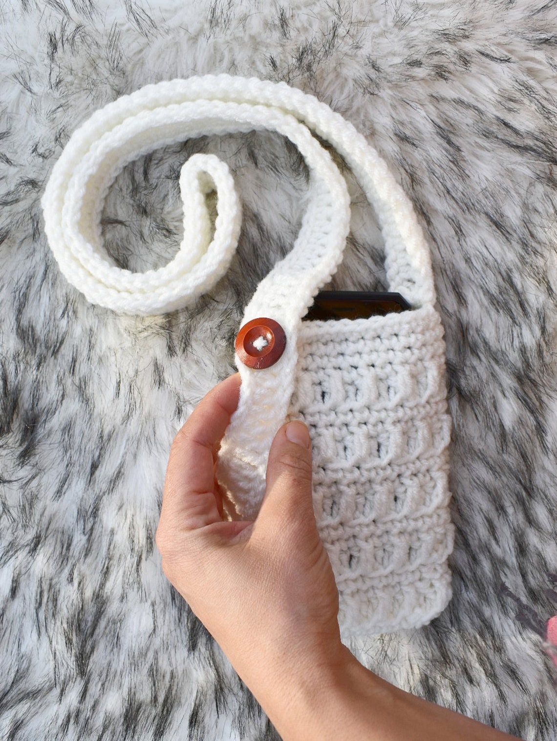 Crochet Phone Bag Pattern Easy Crochet Pattern for Beginners | Etsy