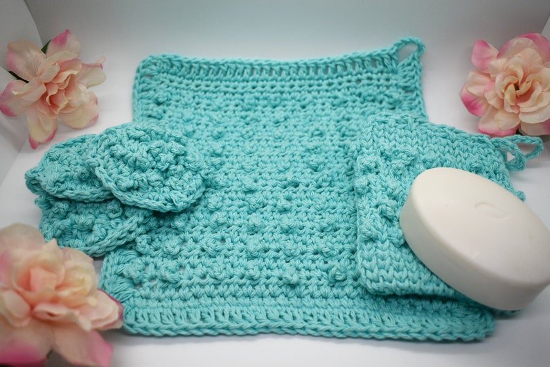 Spa Essentials Set Crochet Pattern Digital Crochet - Etsy