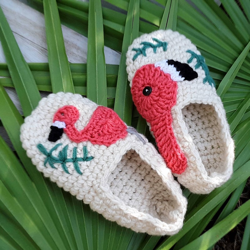 Women's Flamingo Slippers - Etsy