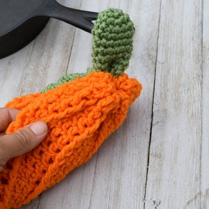 Pumpkin Hot Pad Crochet Pattern, Instant Download Digital Easy Skill ...
