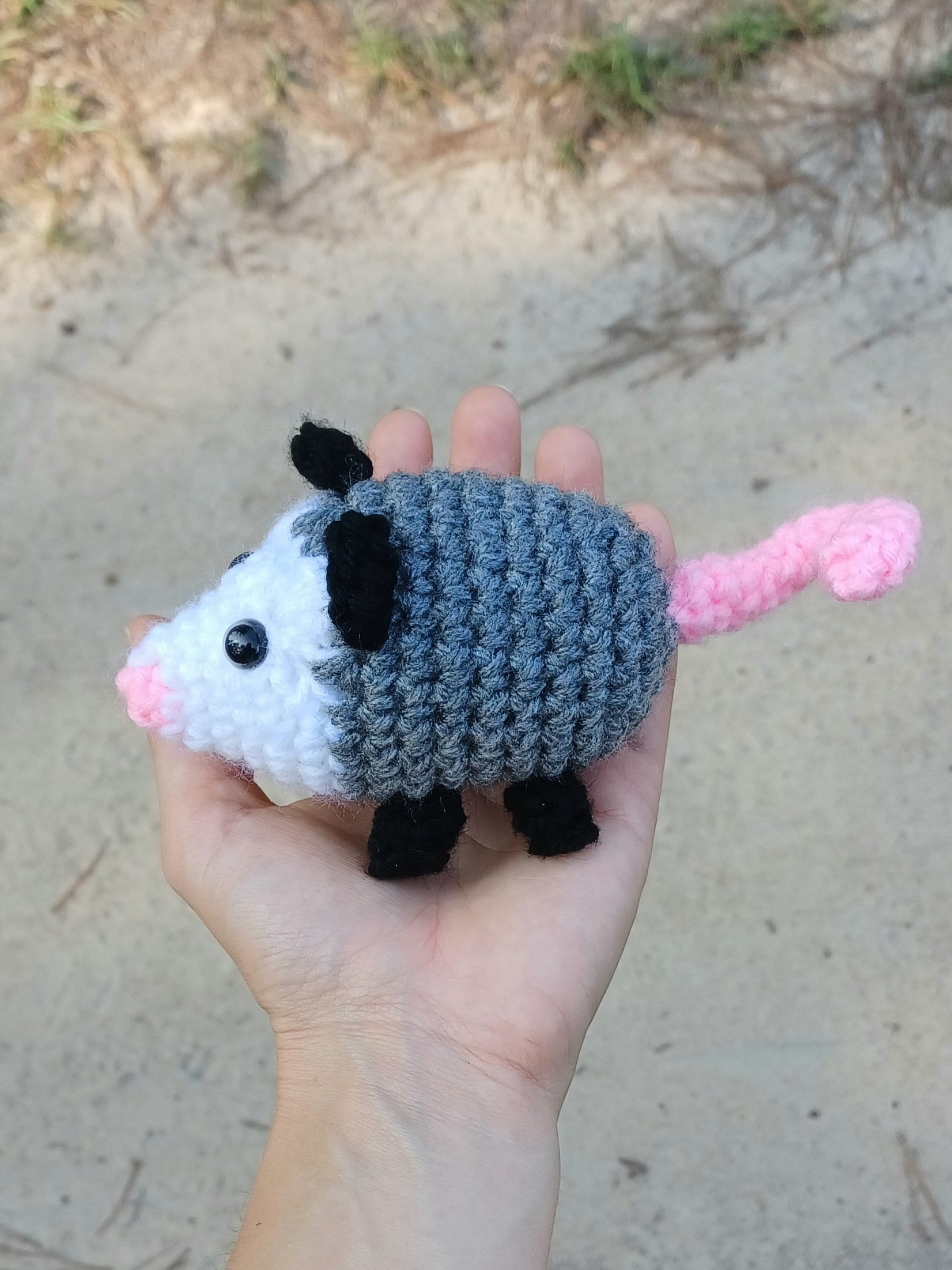 Pocket Possum Crochet Pattern, Amigurumi Opossum (PDF Pattern) - Etsy
