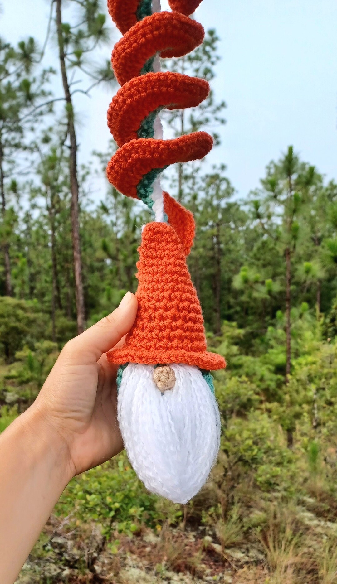 Gnome Wind Spinner Crochet Pattern, Garden Gnome Wind Chime, Patio ...