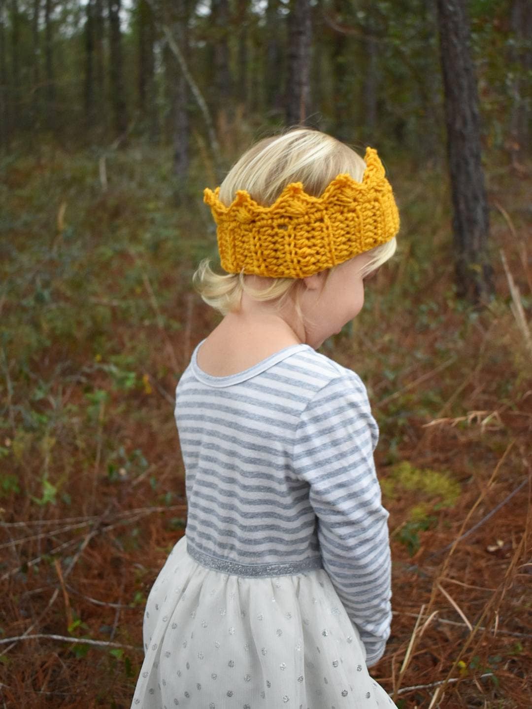 Crochet Crown Headband Pattern – Easy Child & Toddler Sizes (PDF ...