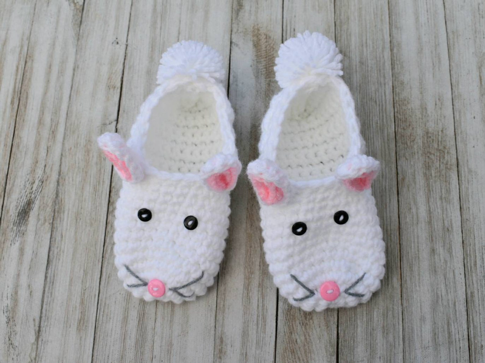 PDF Pattern Youth Bunny Slipper Crochet Pattern instant | Etsy
