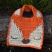 Woodland Fox Baby Bib Crochet Pattern, Pdf Pattern, Drool Bib Pattern ...
