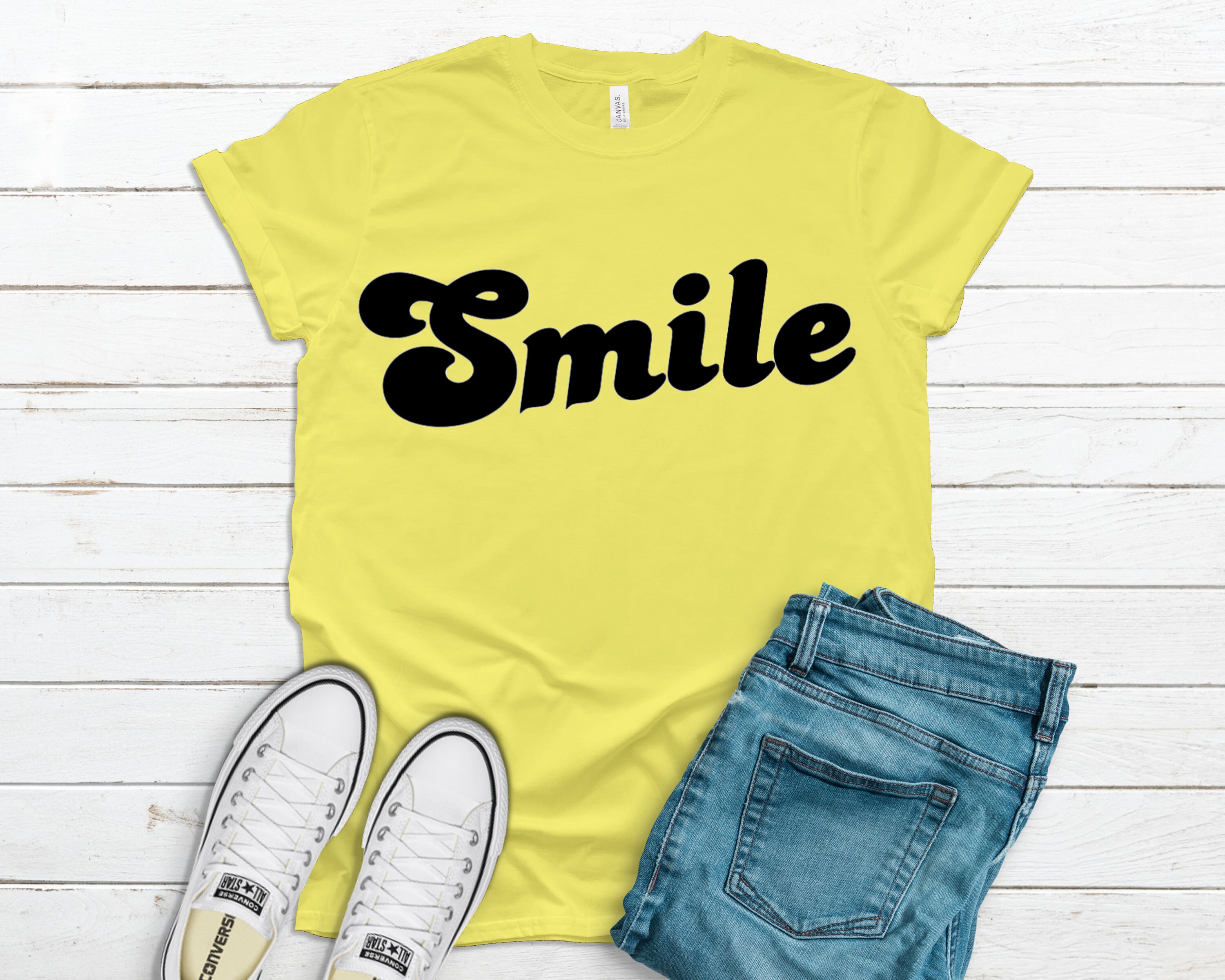 Smile SVG Cricut Cut Files Svg SMILE SVG for Her Happy - Etsy