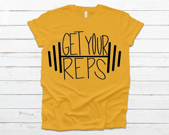 Get Your Reps SVG Cricut Cut Files Weight Svg Reps Svg | Etsy
