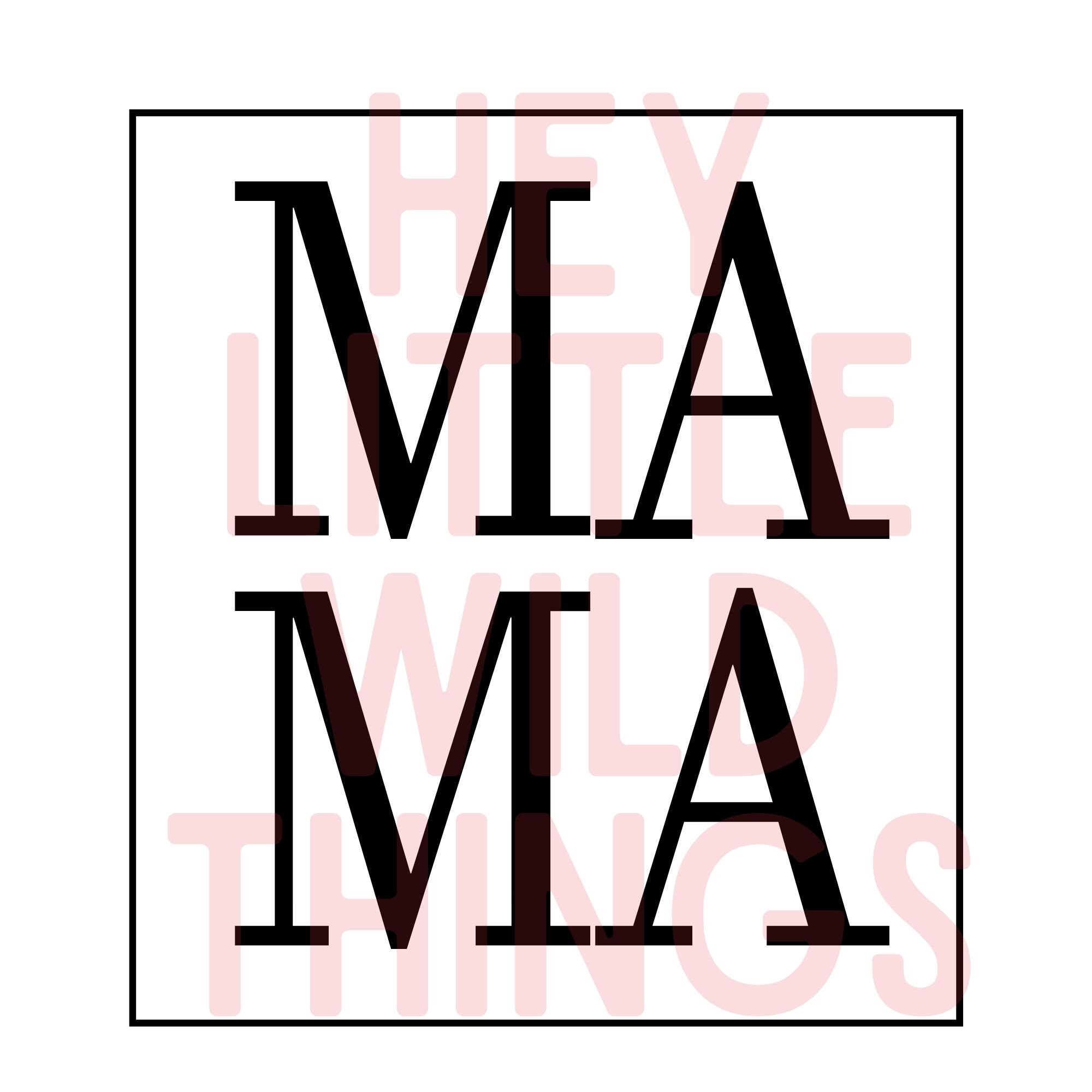Mama ,mama PNG File, Motivational PNG, Positive PNG, Inspirational Png ...