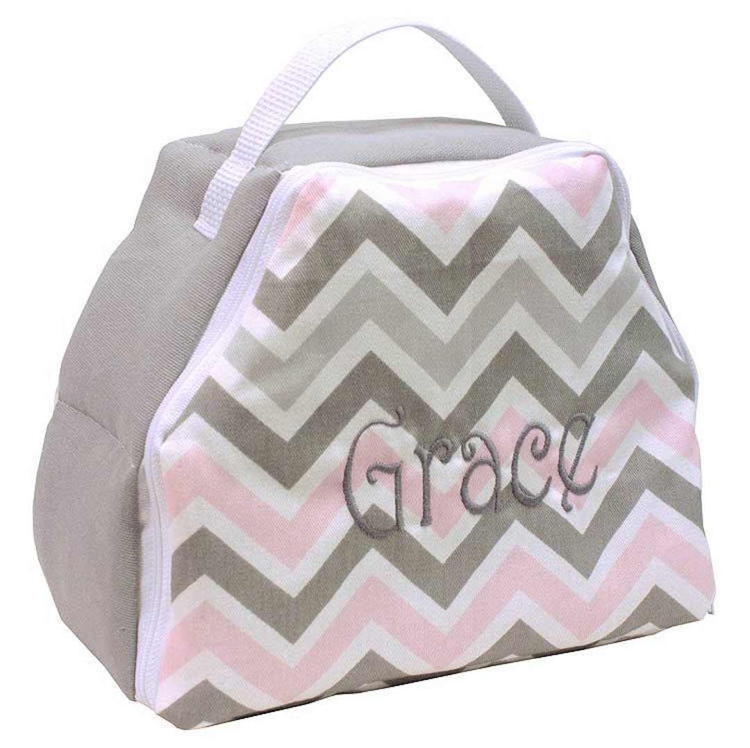 Chevron Pink Soft Lunch Box and Carry All - Etsy