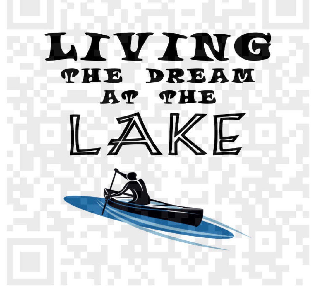 Lake Life, Living the Dream at the Lake, Instant Download, Lake Scene ...