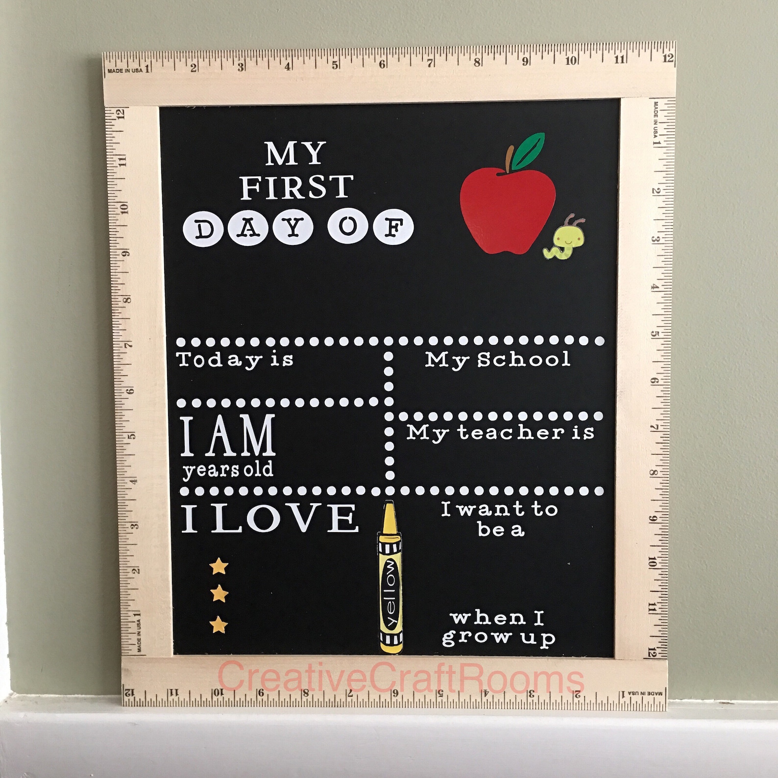 Back to School Chalkboard, First Day of School Chalkboard, Back to ...