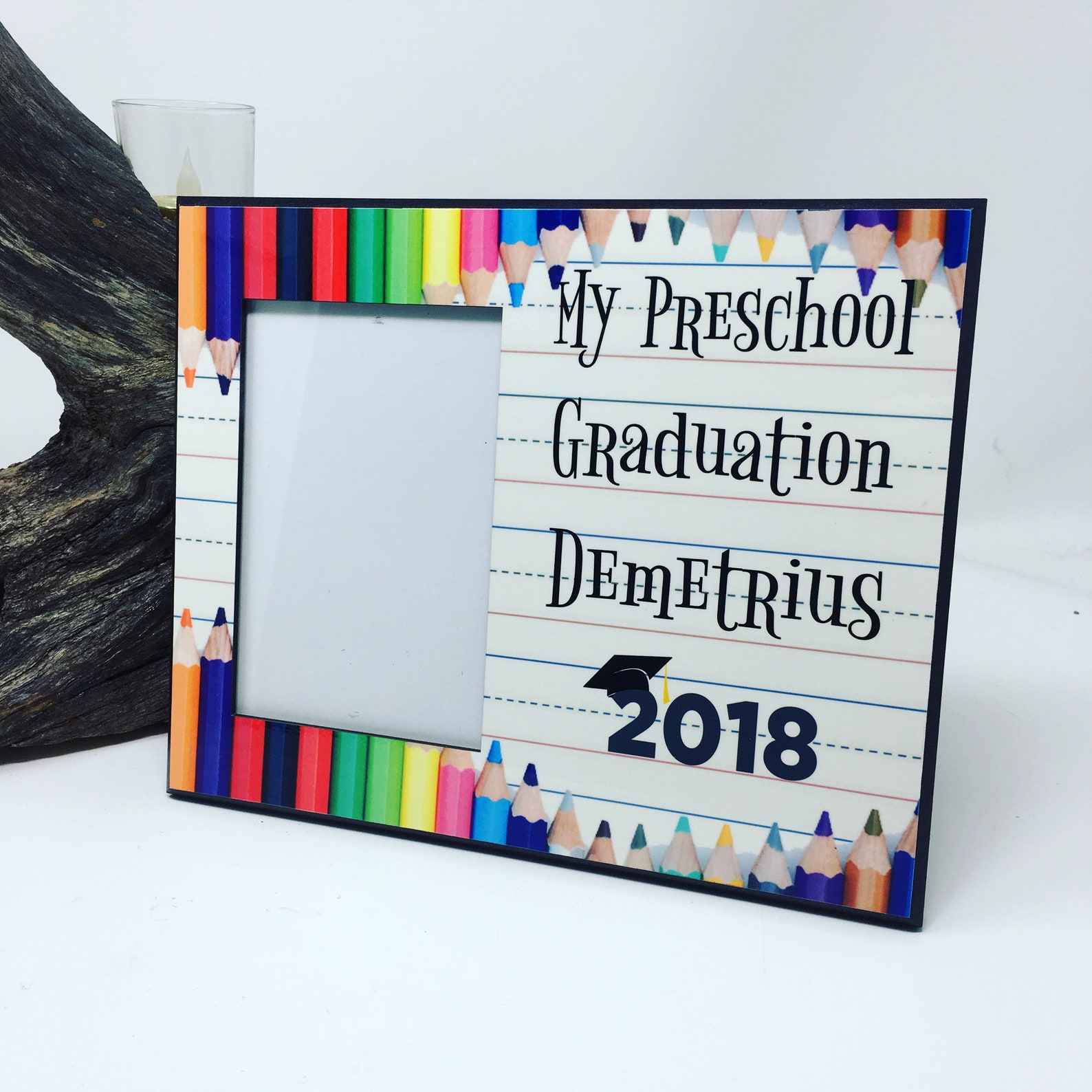 My First Graduation Photo Frame Preschool Personalized - Etsy