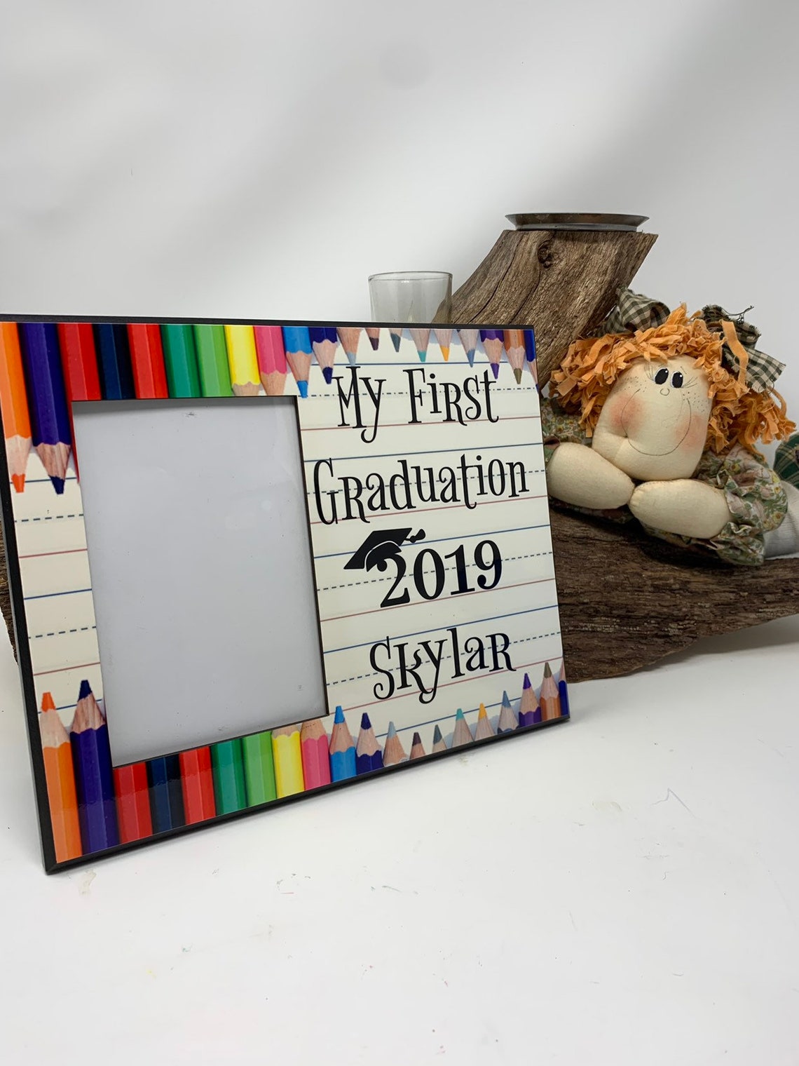My First Graduation Photo Frame Preschool Personalized - Etsy