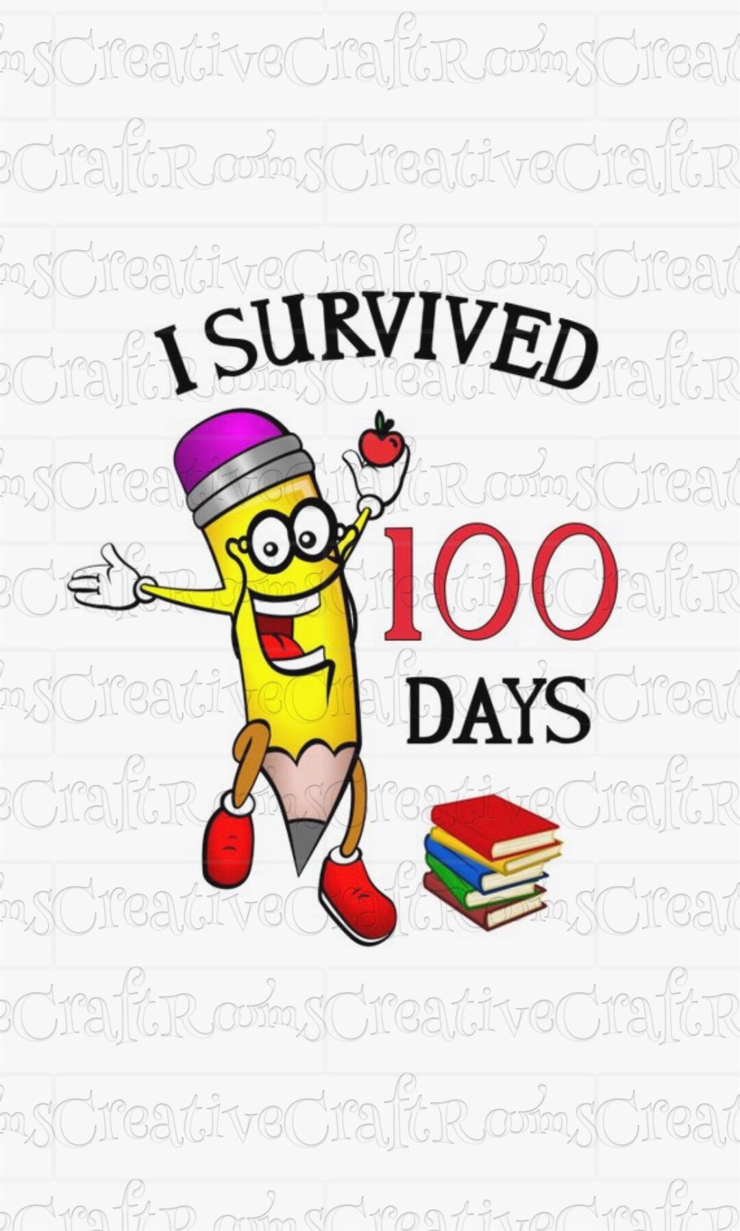 I Survived One Hundred Days of School Png Instant Download for ...