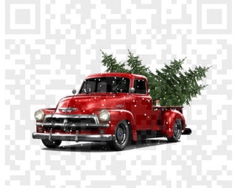 Red Truck Christmas - Etsy