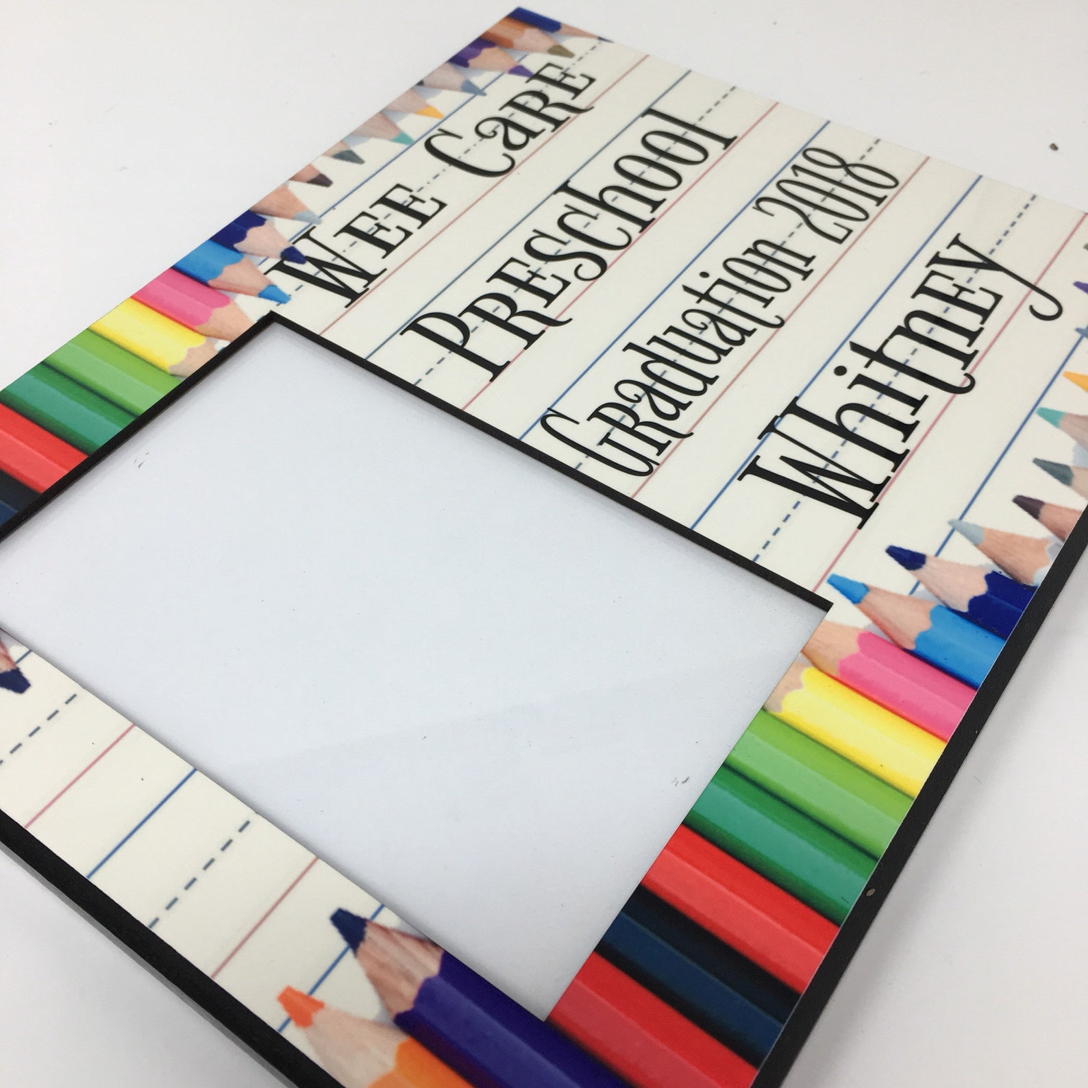 My First Graduation Photo Frame Preschool Personalized - Etsy