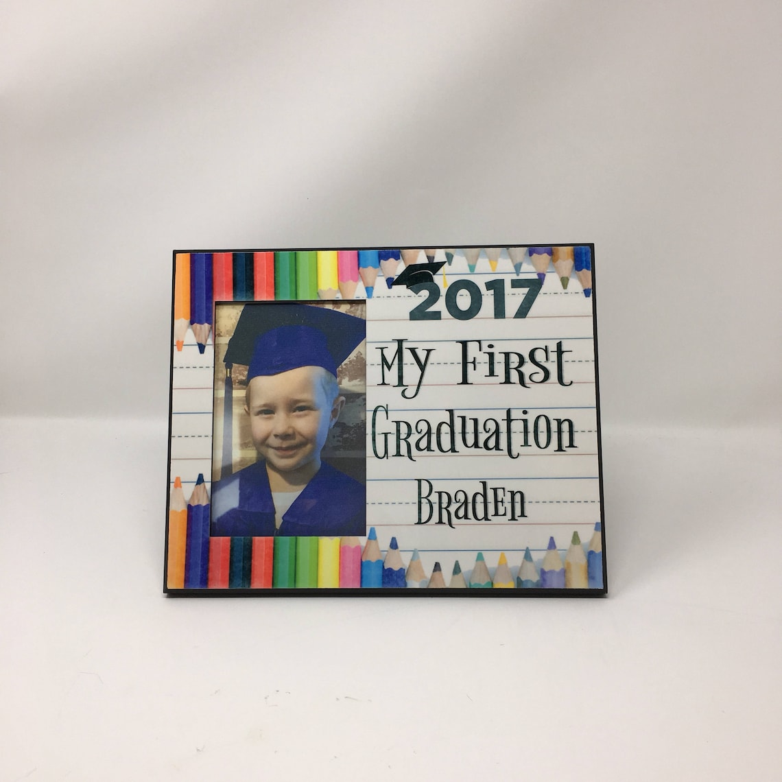 My First Graduation Photo Frame Preschool Personalized - Etsy