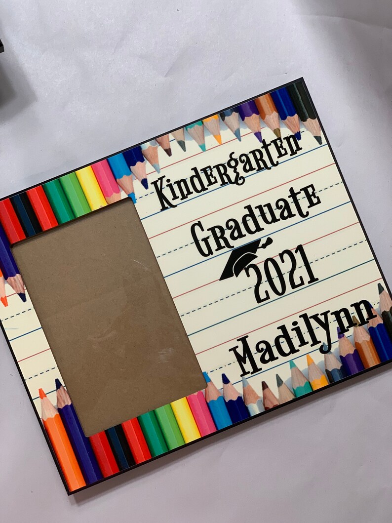 Kindergarten Graduate Photo Frame Kindergarten Graduate - Etsy
