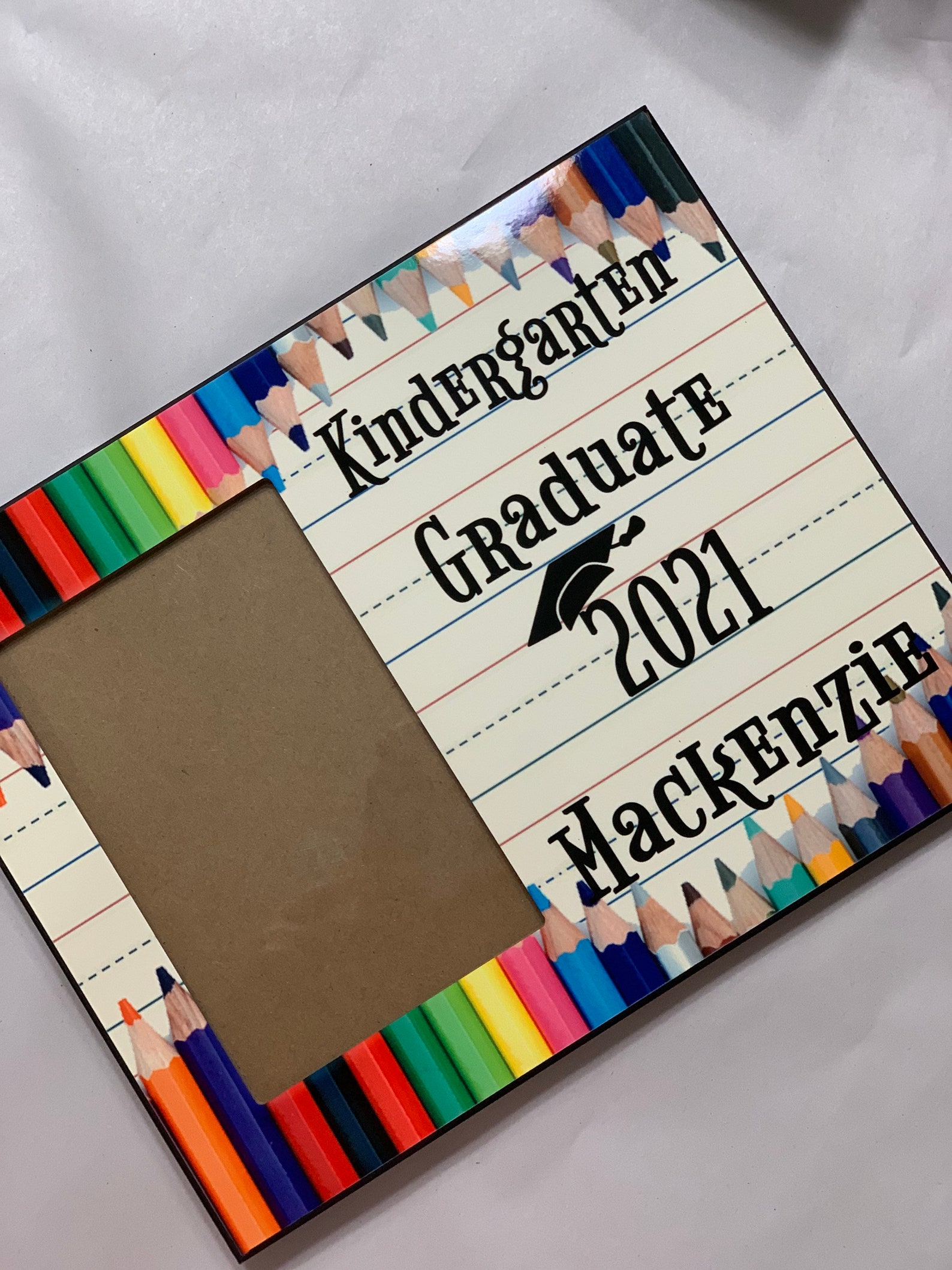 Kindergarten Graduate Photo Frame Kindergarten Graduate - Etsy
