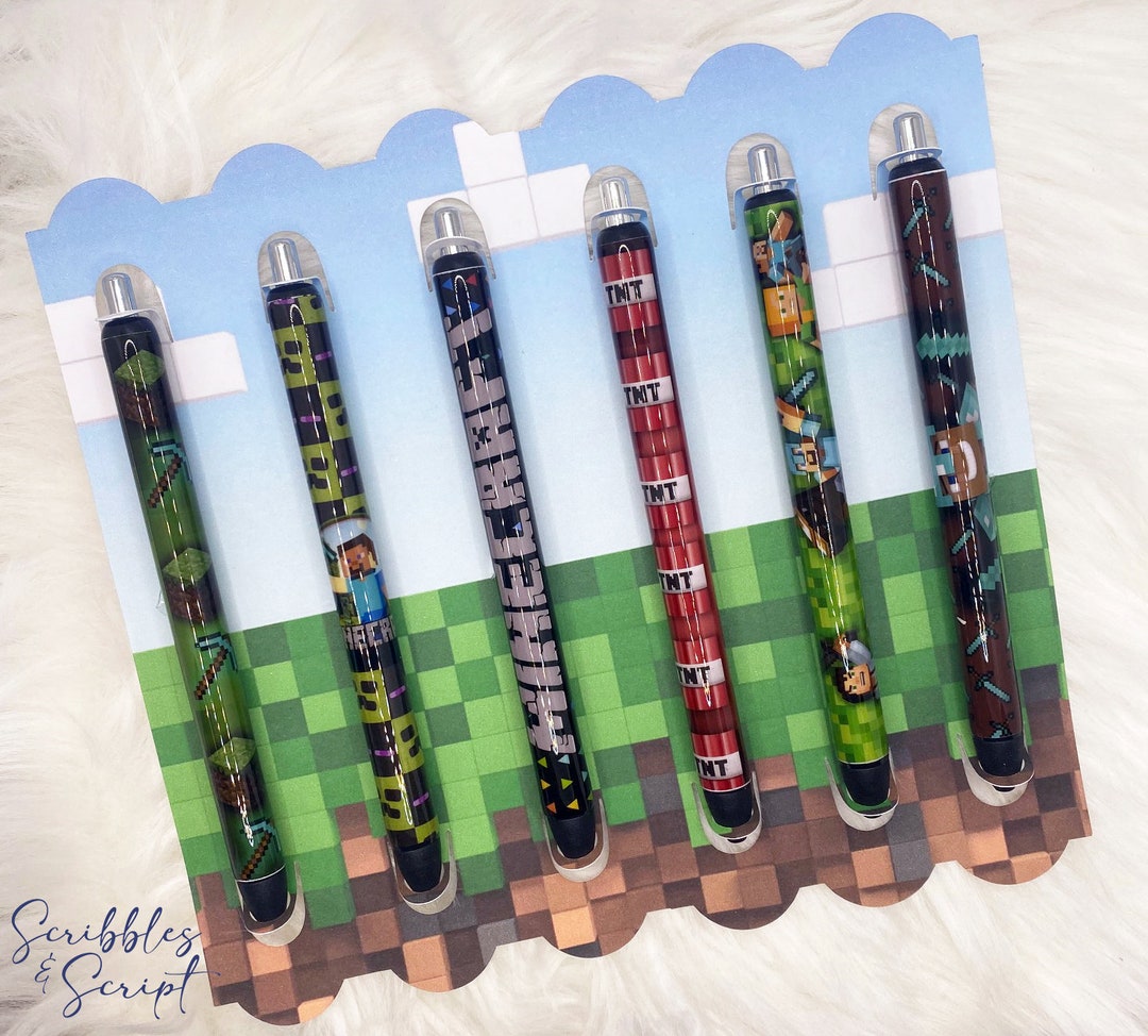 Pixel Game Epoxy Inkjoy Pens - Etsy