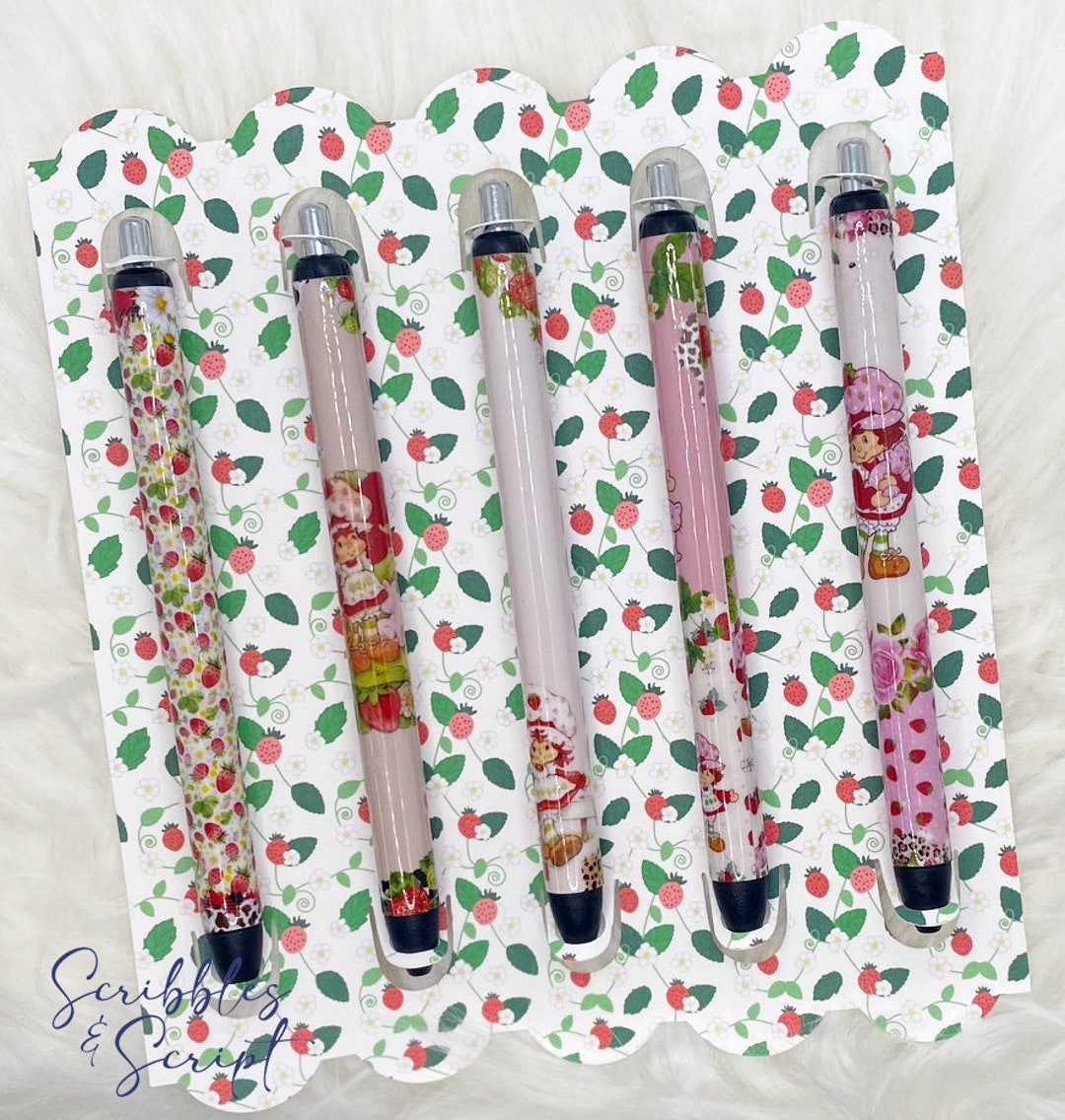 Strawberry Shortcake Epoxy Inkjoy Pens - Etsy