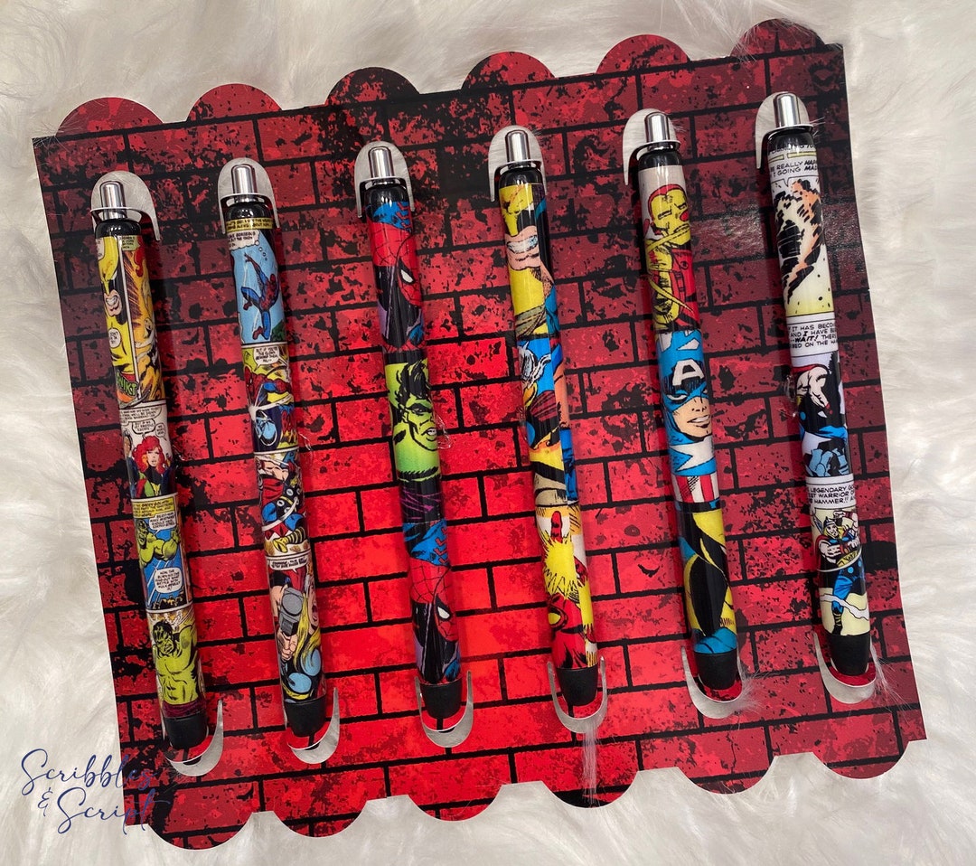 Vintage Comic Book Characters Epoxy Inkjoy Pens - Etsy