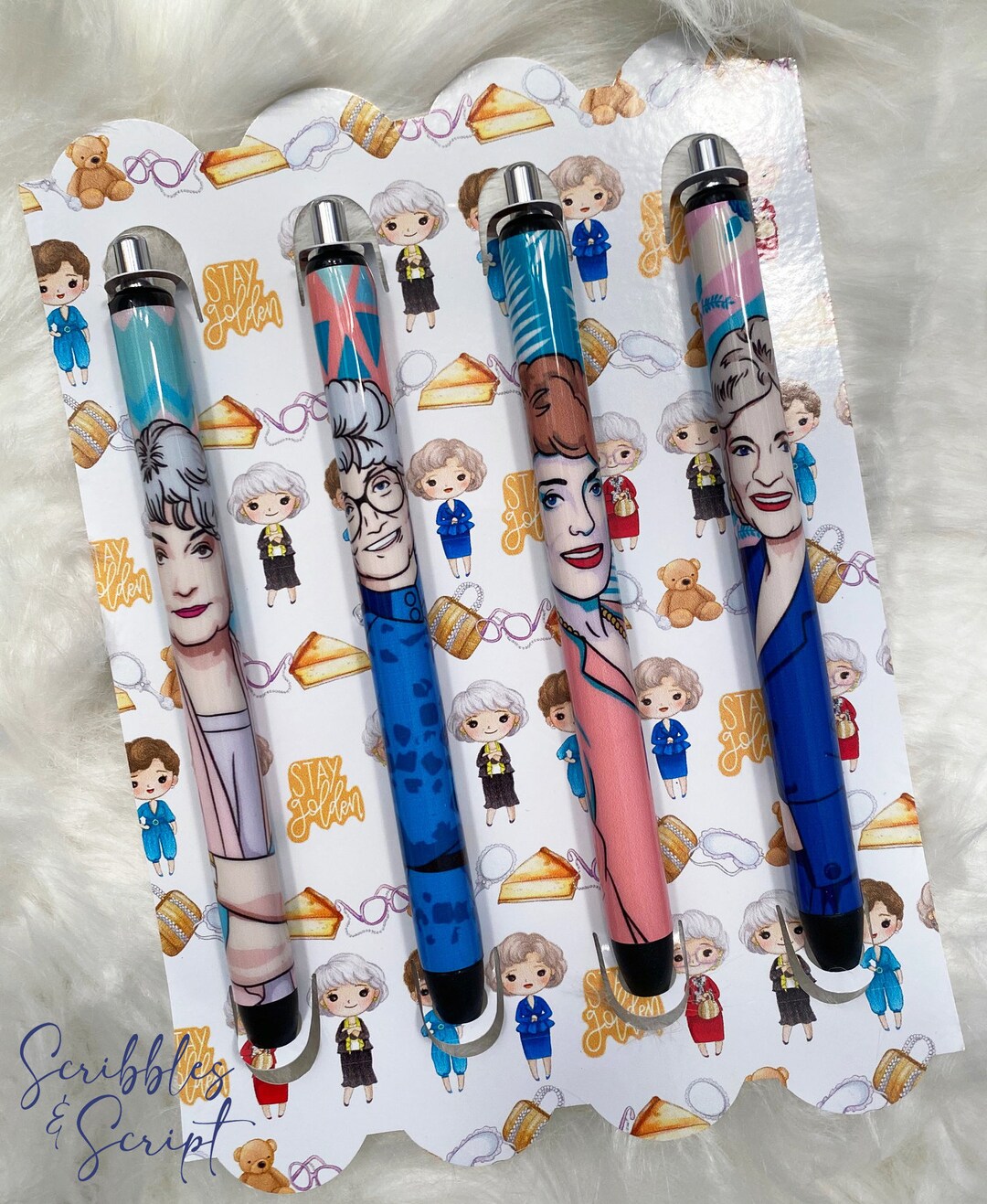 Stay Golden Epoxy Inkjoy Pens - Etsy
