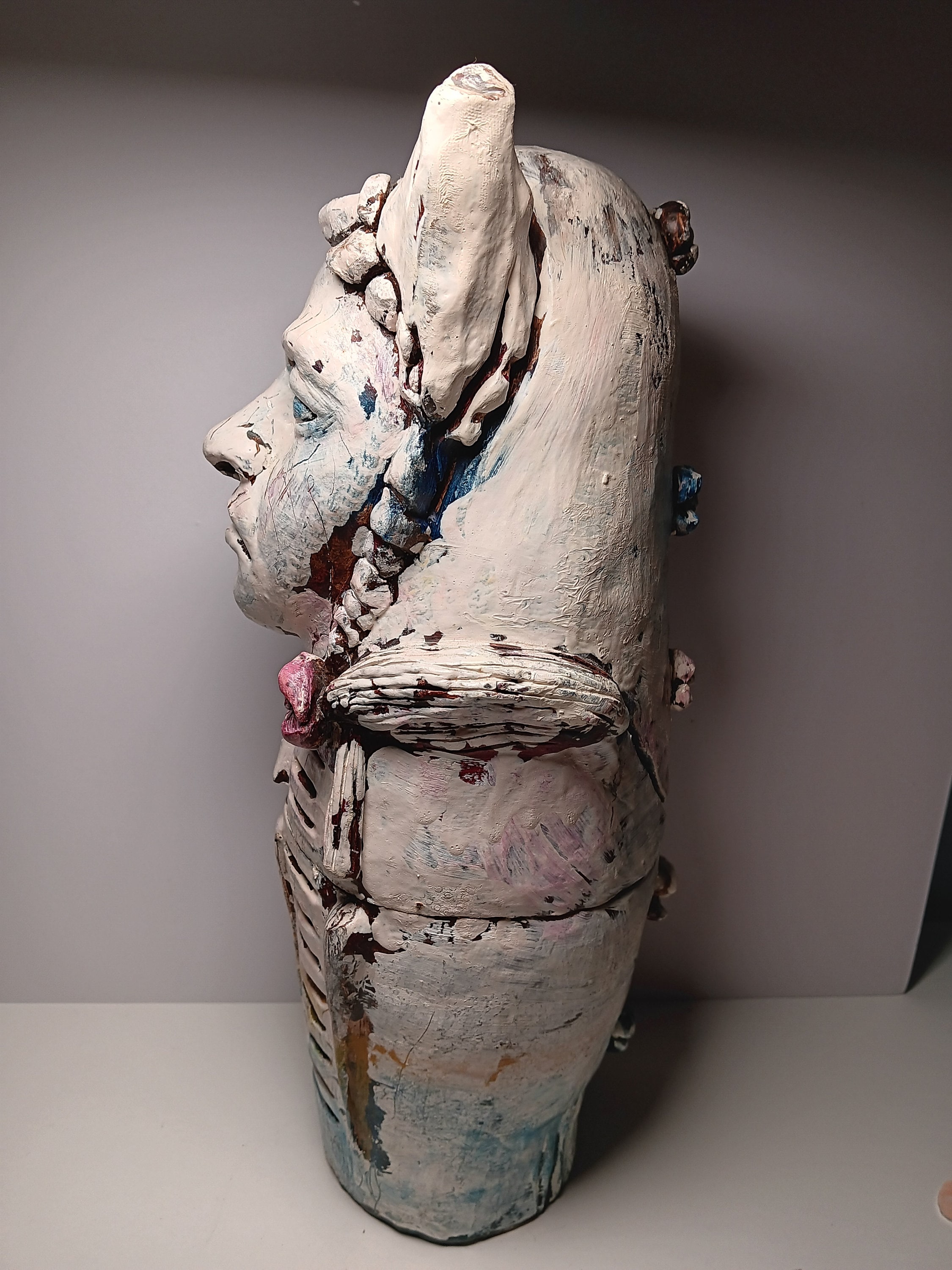 Ceramic Sculpture, Handmade Clay Figure Sculpture Inspired by the ...