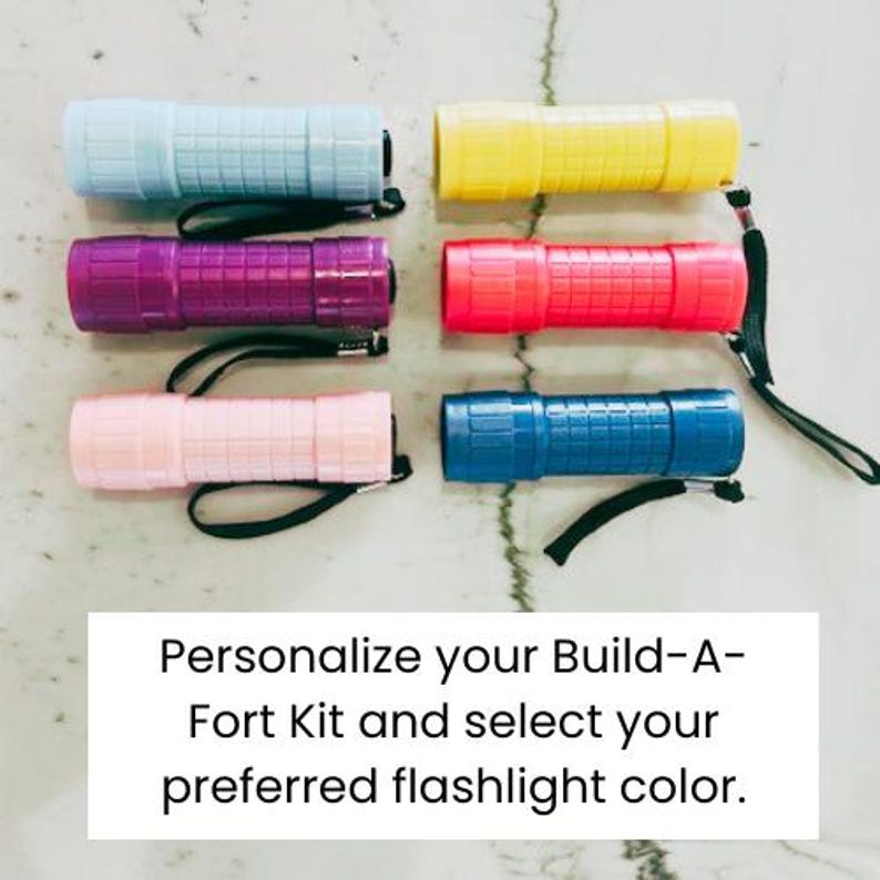 Build-a-fort Kit | STRIPES With LIGHT BLUE Ties - Etsy