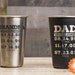 Dad Est. Stainless Steel Cup - Personalized up to 5 Kids Names, Custom ...