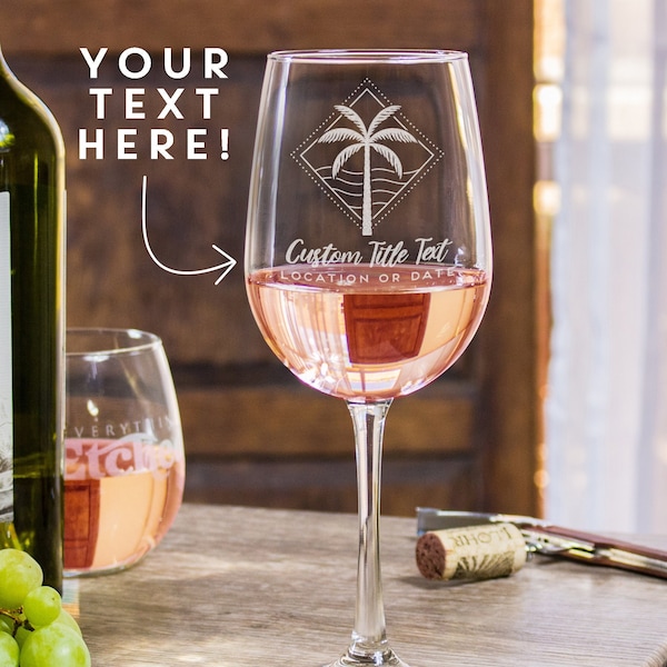 Beach Wine Glasses - Etsy