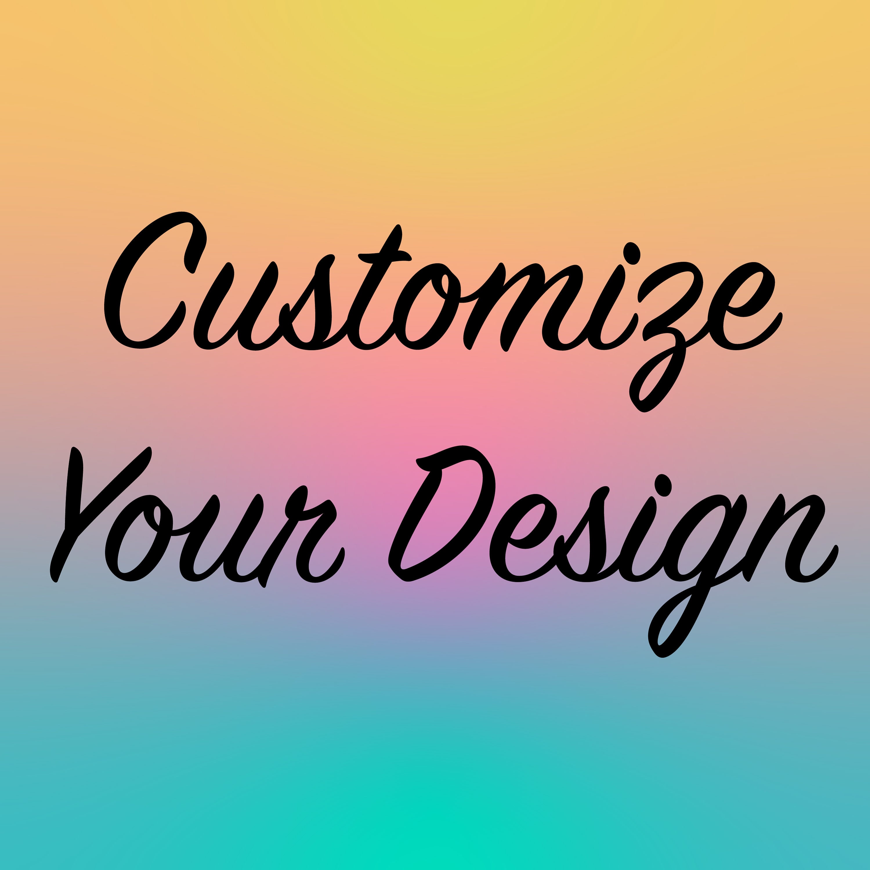Customize Design Add On | Etsy