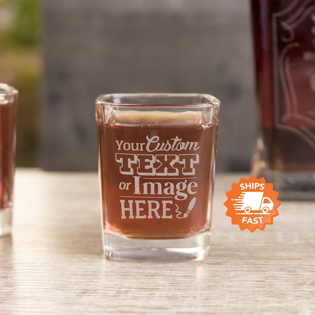 Custom Etched Shot Glasses - Personalized Shot Glasses, Engraved Shot ...