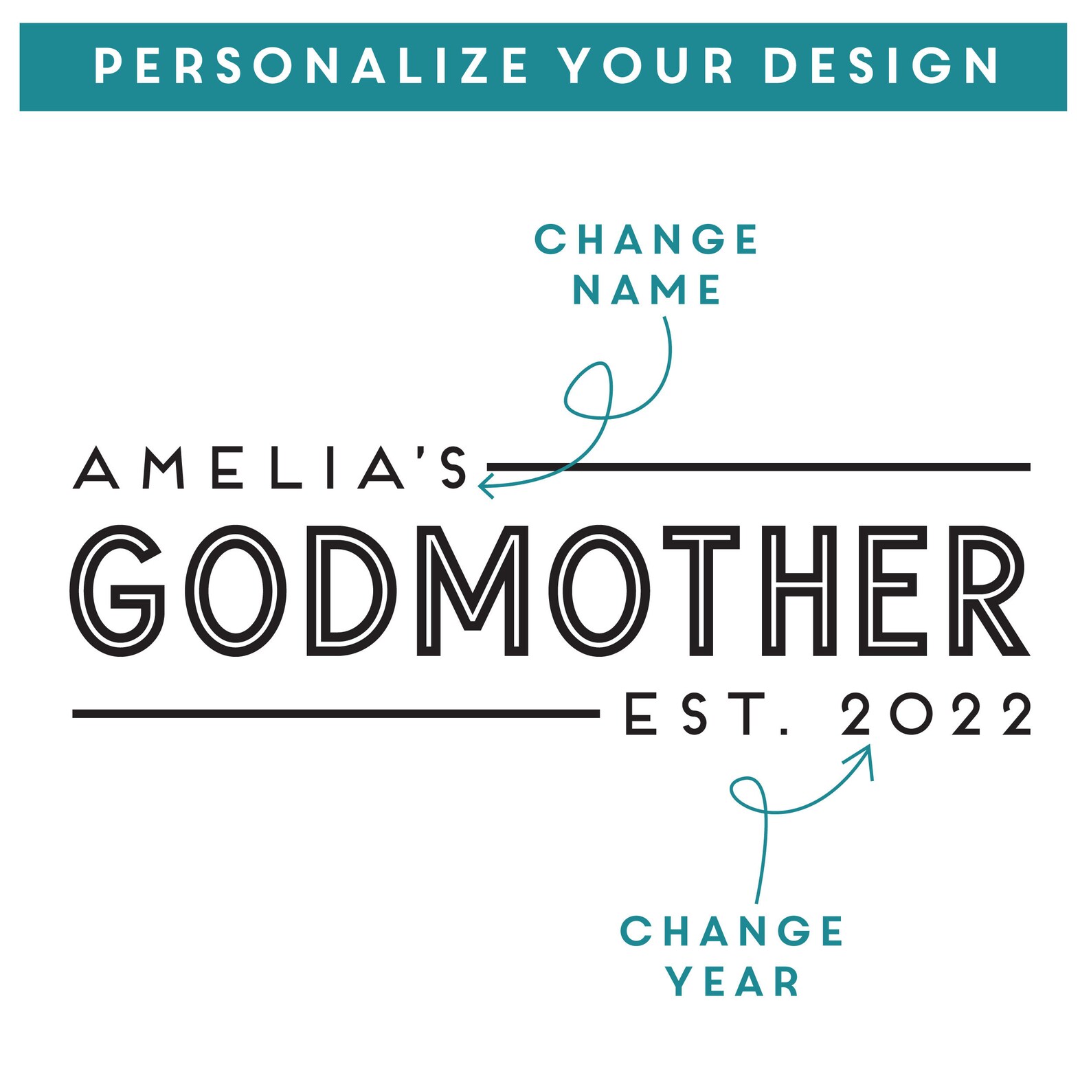Personalized Godmother Wine Glass - Gift for a Godmother, Godmom ...