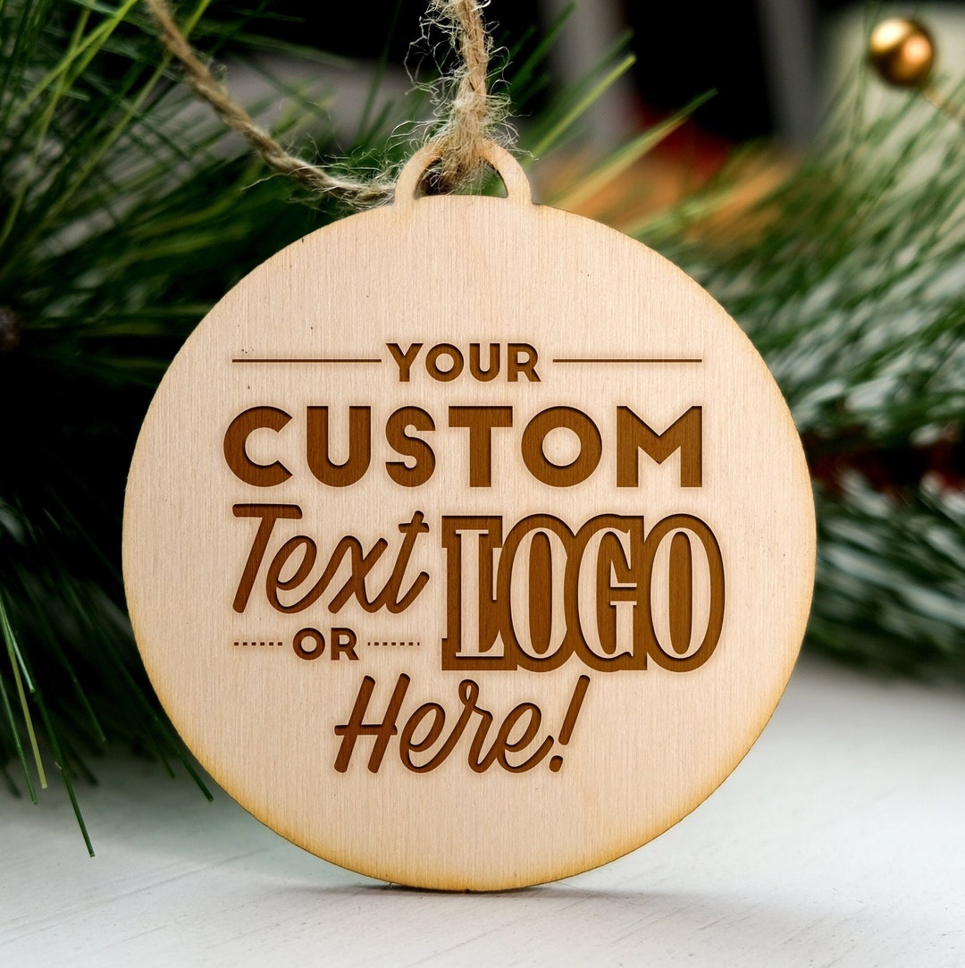 Custom Engraved Christmas Ornament - Personalized Holiday Ornament ...